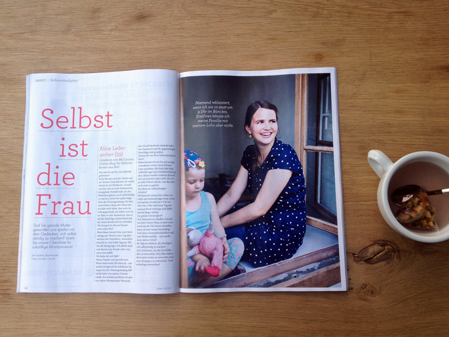 Artikel im «Wir Eltern»!